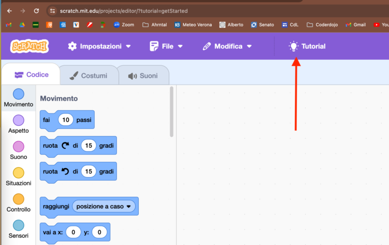 Risorse Scratch – CoderDojo Verona